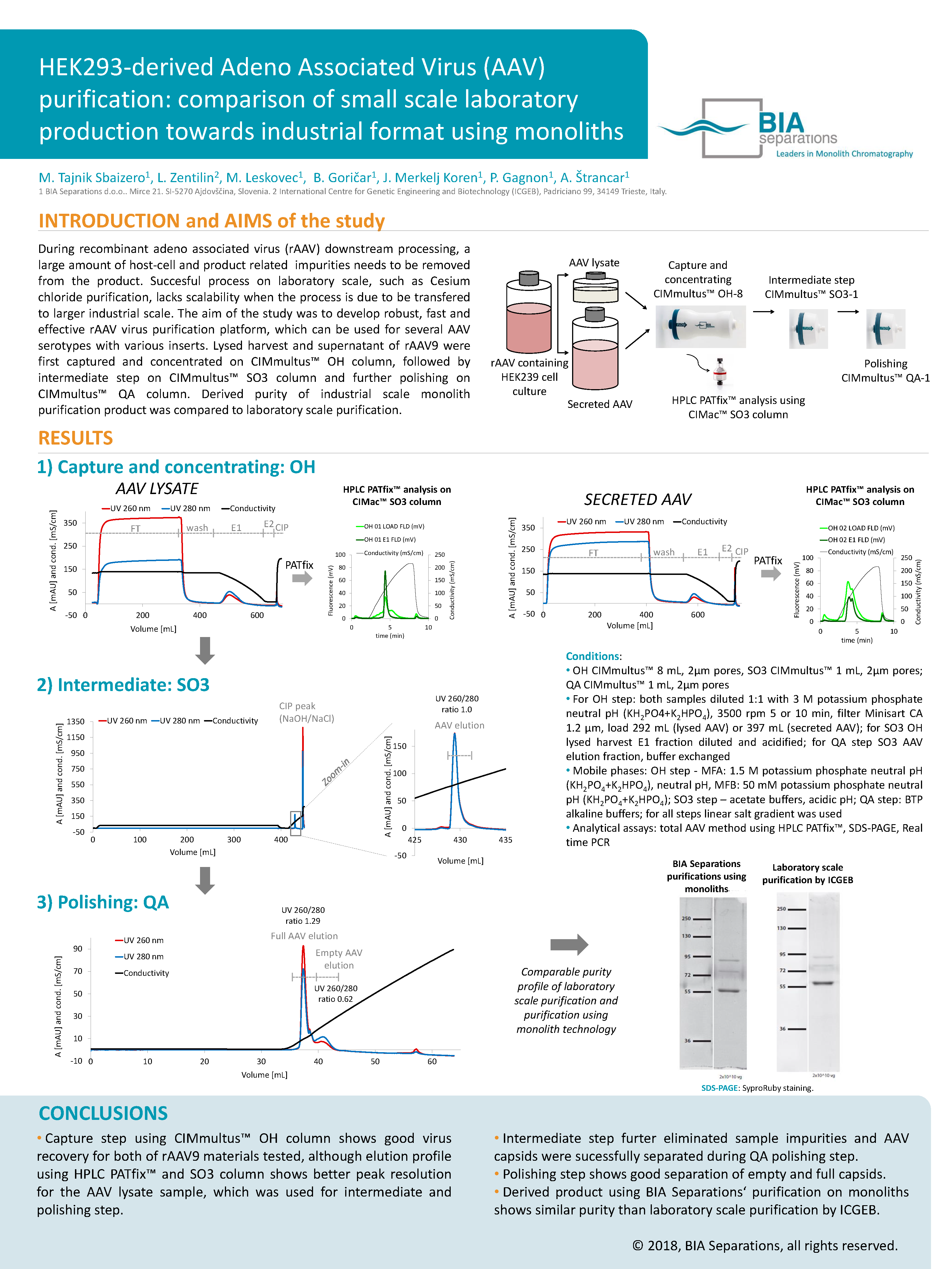 Hek293 Derived Adeno Associated Virus Aav Purification Comparison Of Small Scale Laboratory